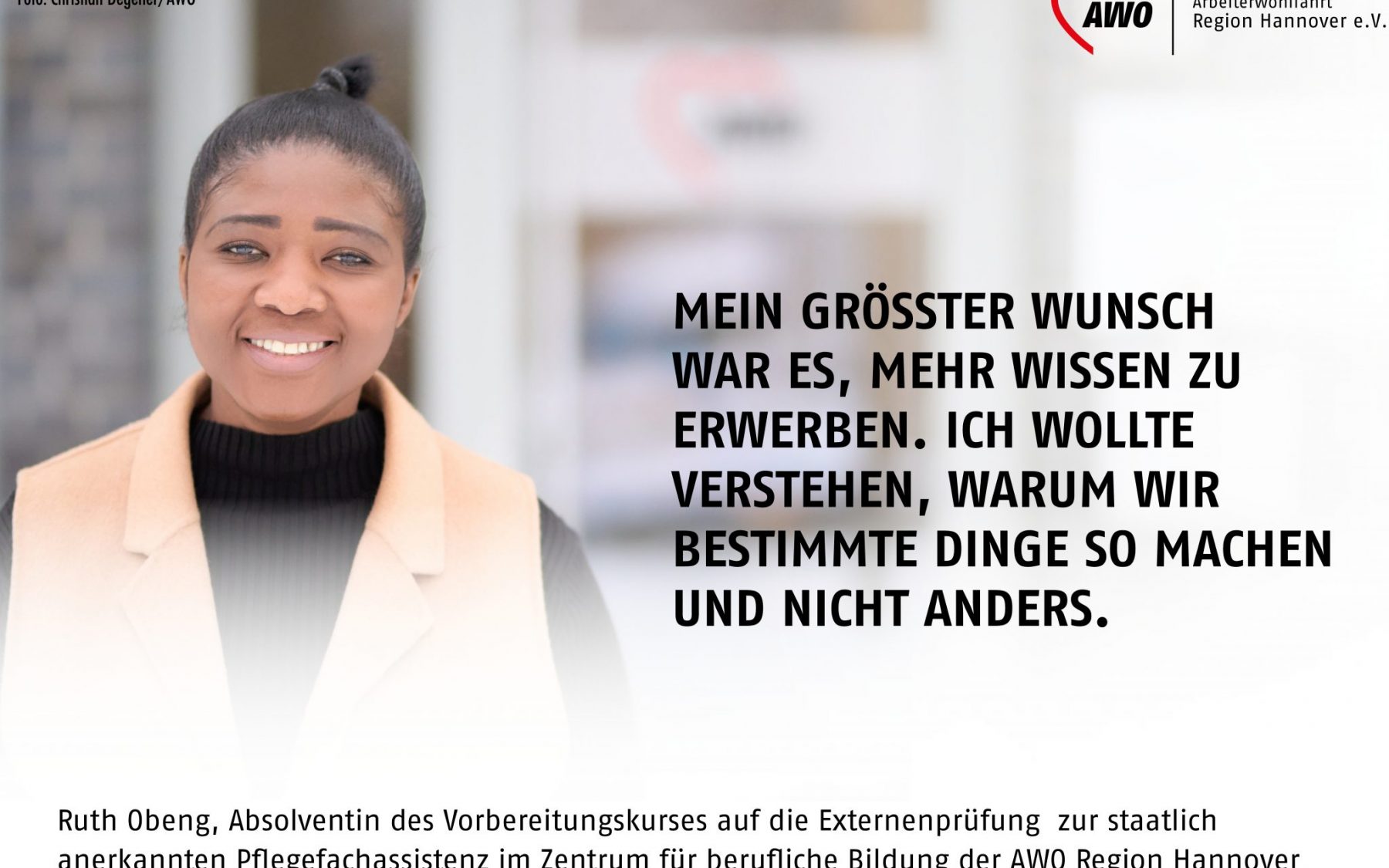 „Ich bin stolz, dass ich das geschafft habe“ | AWO Region Hannover